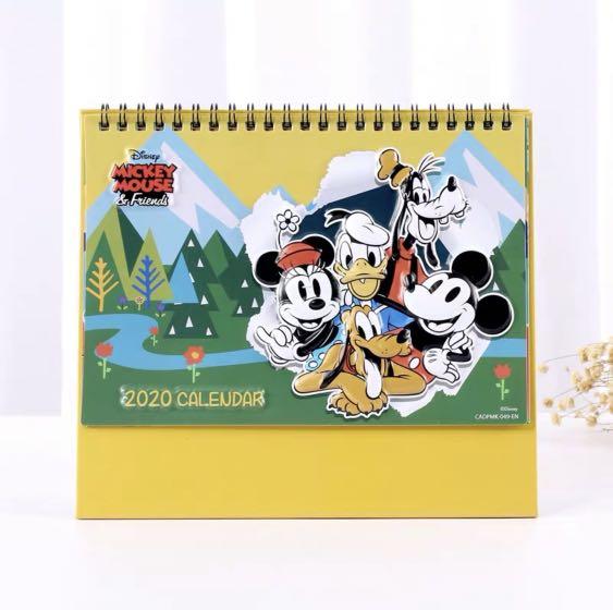 Mickey & Minnie Table Calendar 2020 (Hills), Hobbies & Toys, Stationery ...