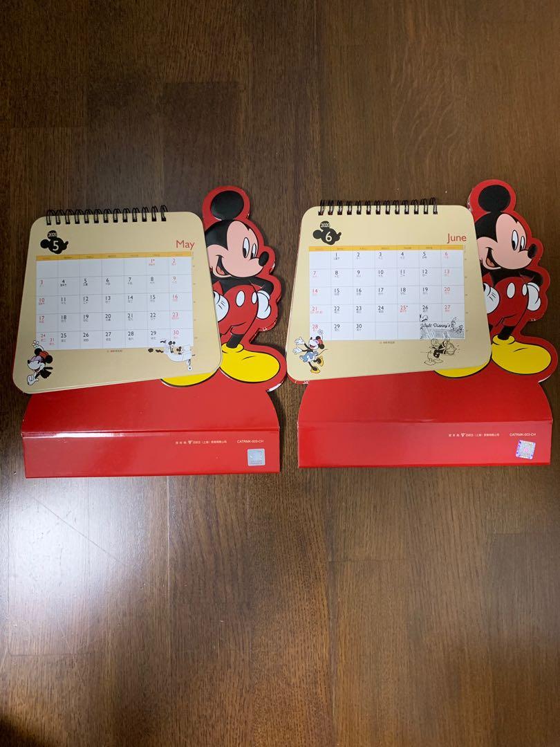 Mickey Mouse Table Calendar 2020, Hobbies & Toys, Stationery & Craft ...