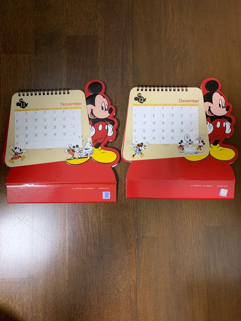 Mickey Mouse Table Calendar 2020, Hobbies & Toys, Stationery & Craft ...