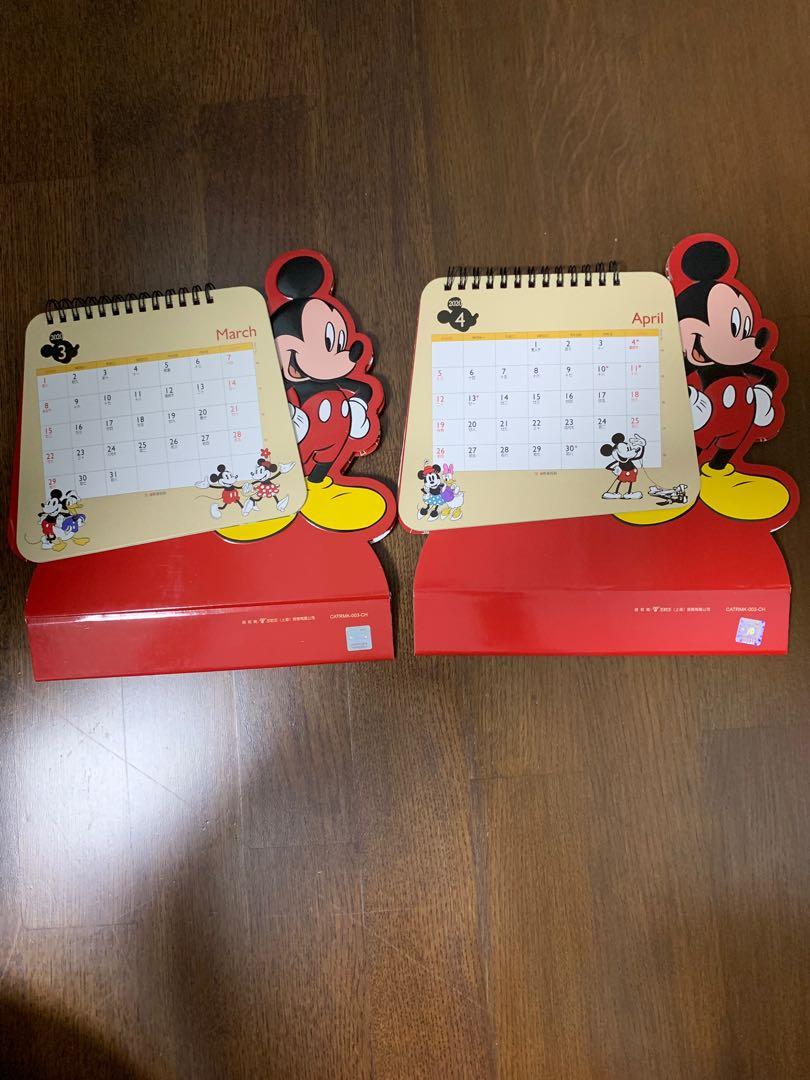 Mickey Mouse Table Calendar 2020, Hobbies & Toys, Stationery & Craft ...