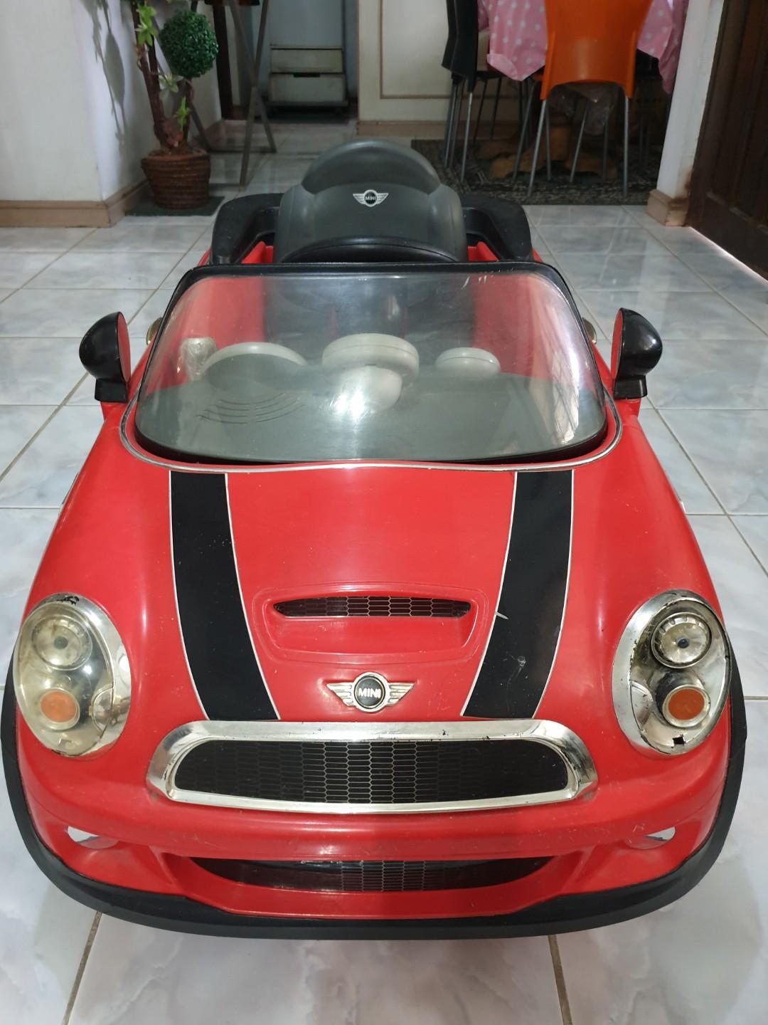 Mini Cooper car for kids, Hobbies & Toys, Toys & Games on Carousell