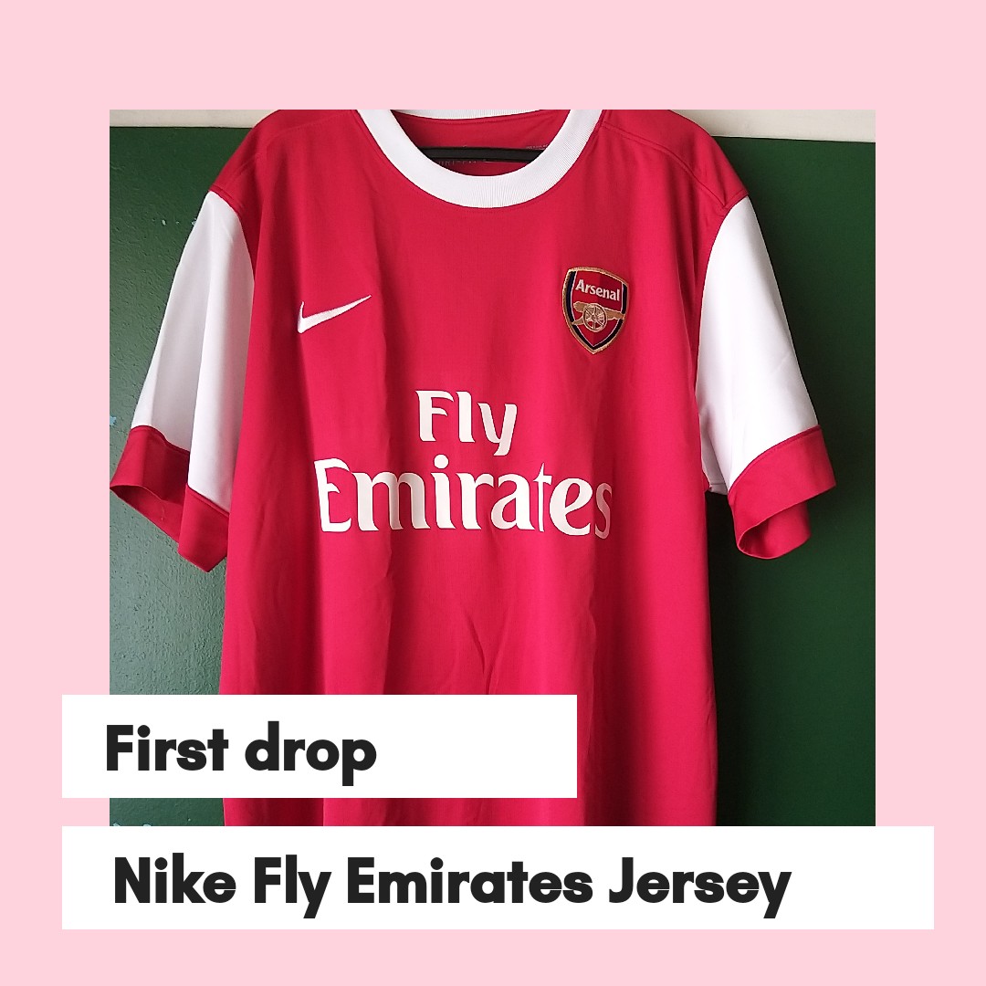 Nike Fly Emirates Soccer jersey, Men's Fashion, Activewear on Carousell