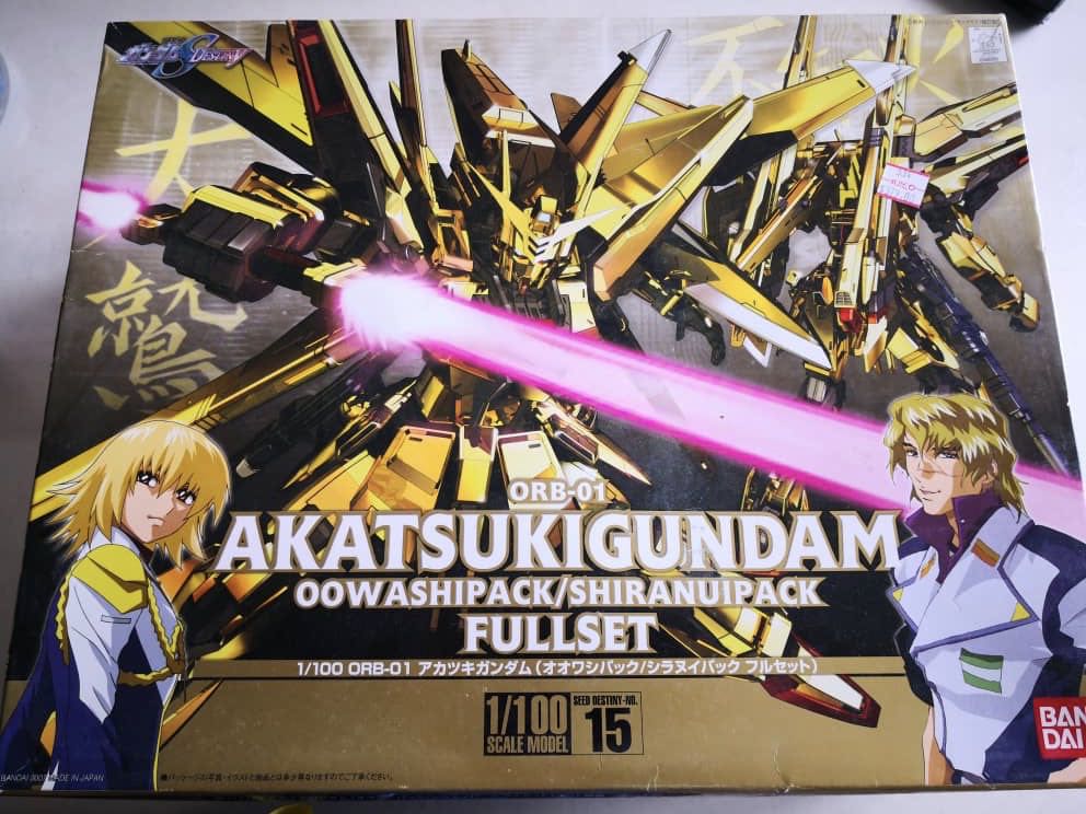 ORB-01 Akatsuki Gundam Oowashi Pack / Shiranui Pack Full Set 1/100 曉 高達 ...