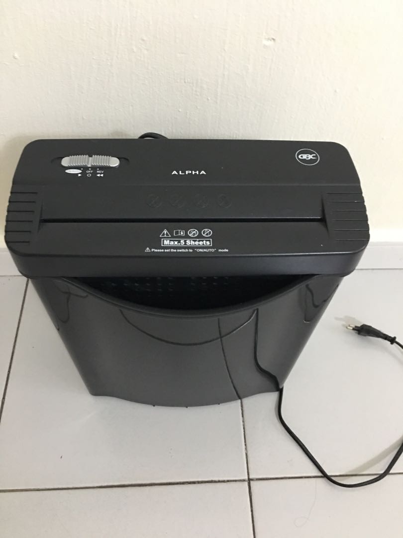 Paper Shredder, Hobbies & Toys, Stationery & Craft, Stationery & School ...