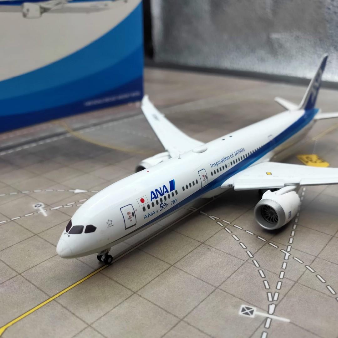 *RARE* 1:400 B789 ANA(ANA's 50th B787 Livery), Hobbies & Toys, Toys & Games on Carousell