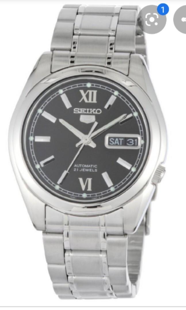 SEIKO 5 AUTOMATIC SNKL55K1, Men's Fashion, Watches on Carousell