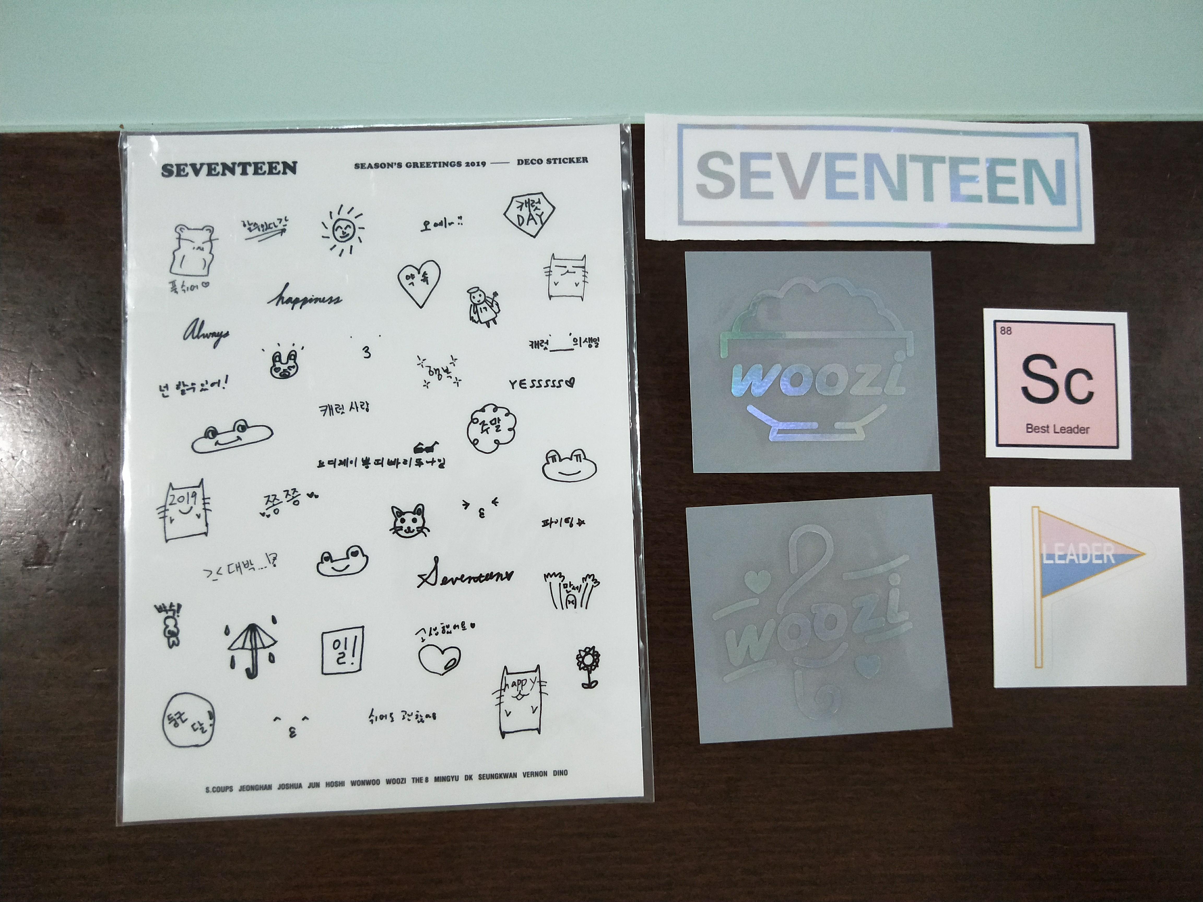 Seventeen stickers, Hobbies & Toys, Memorabilia & Collectibles, K-Wave ...