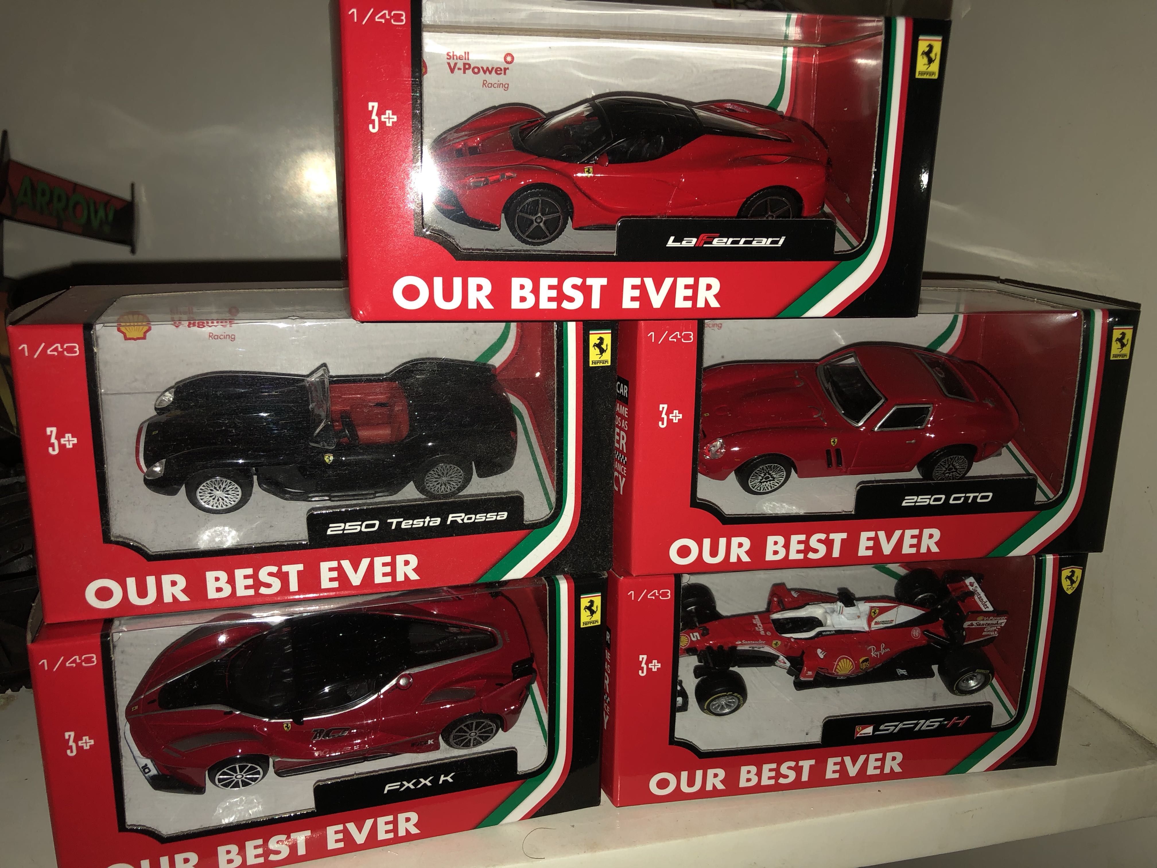 Shell Ferrari Die-Cast Collection (2017), Hobbies & Toys, Toys & Games ...