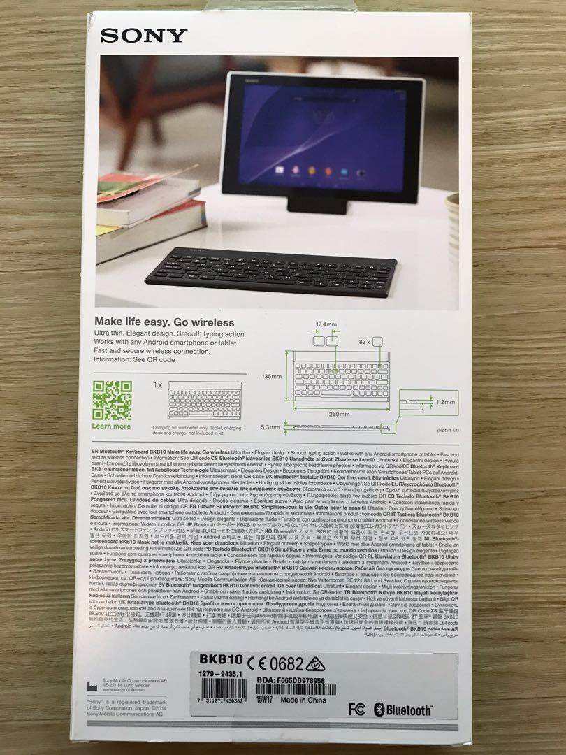 Sony Bluetooth Keyboard, Electronics, Others on Carousell