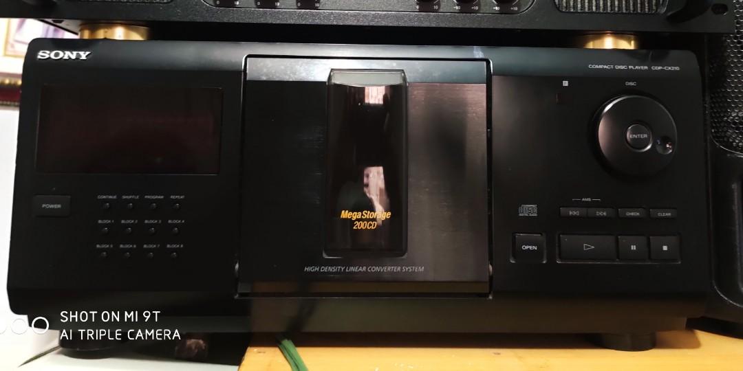 Sony Mega CD Player (200cds) vintage and limited edition, Audio ...