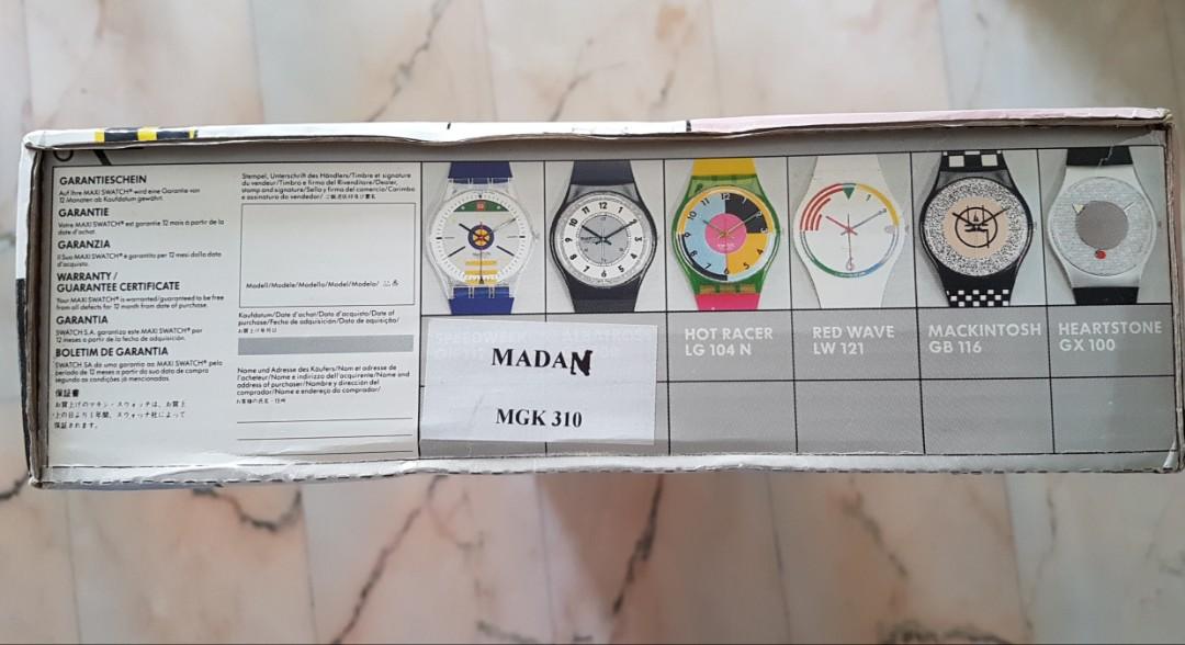 Swatch Maxi Clock MGK310 "Madan", Hobbies & Toys, Memorabilia ...