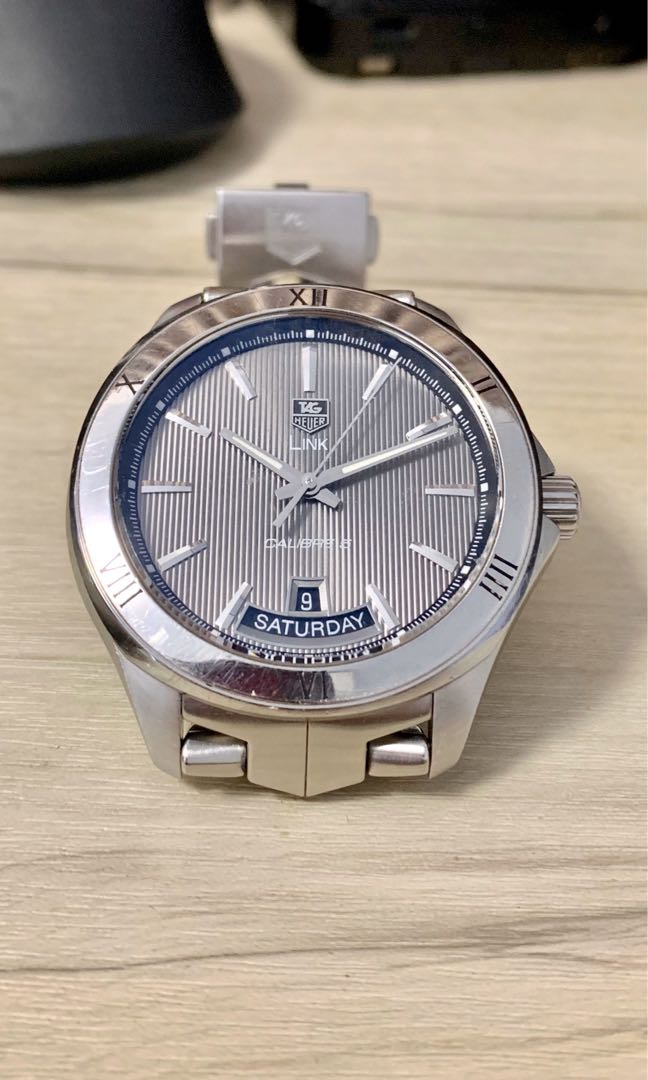 TAG HEUER LINK CALIBRE 5, Luxury, Watches on Carousell