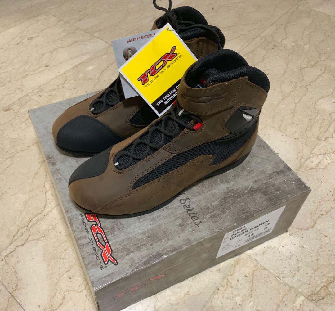 TCX Pulse Riding Shoes (Sz:Eur 43), Motorcycles, Motorcycle Apparel on ...