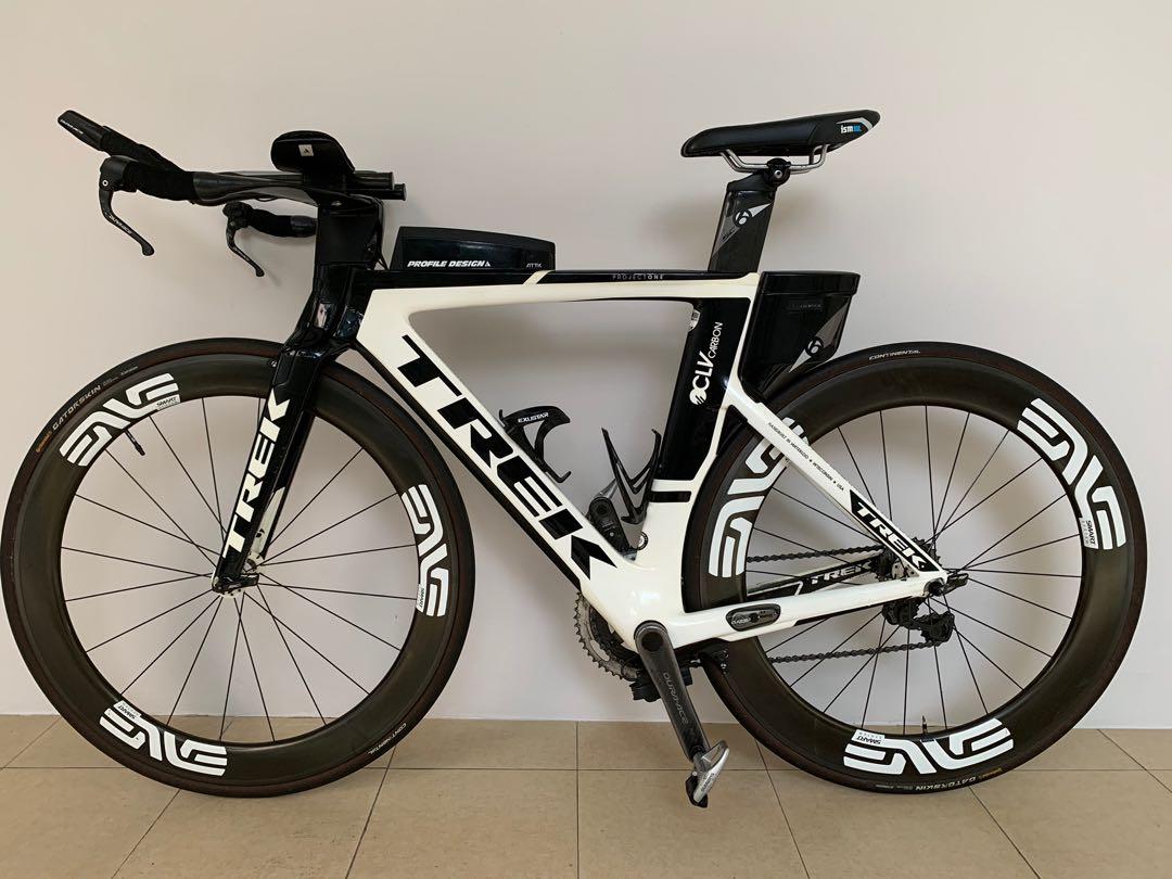 Trek SC 9.9 TT triathlon bike project one di2, enve carbon wheels ...