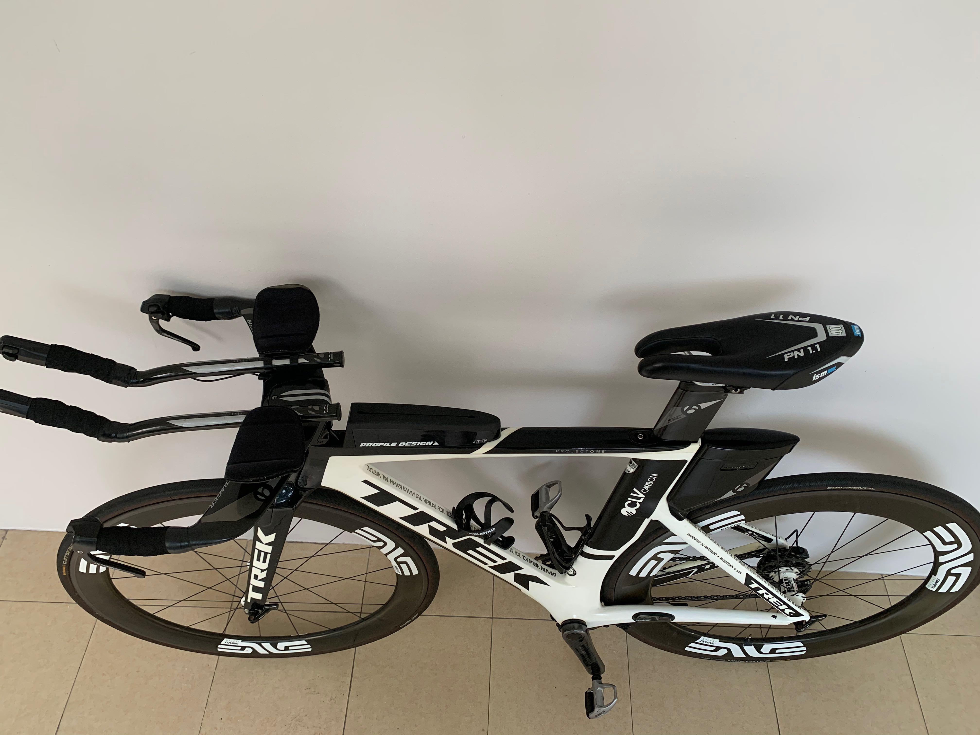 Trek SC 9.9 TT triathlon bike project one di2, enve carbon wheels ...