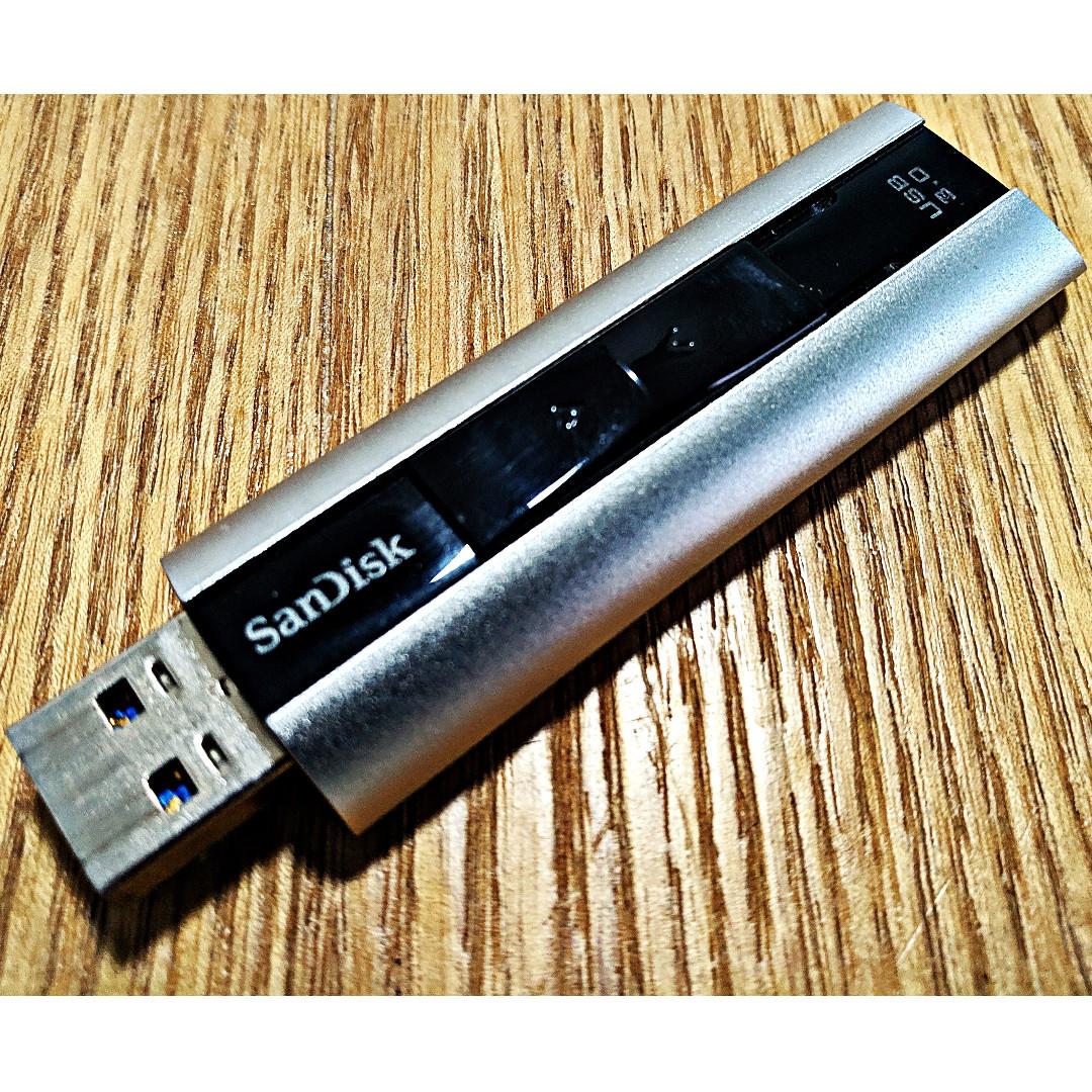 USB Stick 3.0 SanDisk Extreme Pro 128GB USB 3.0 + Lifetime Warranty ...