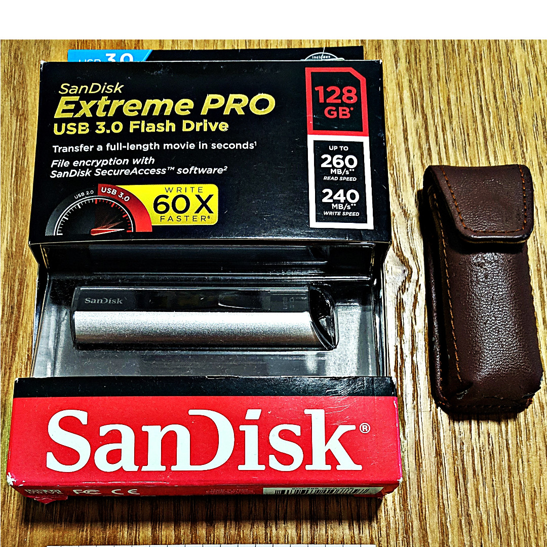 USB Stick 3.0 SanDisk Extreme Pro 128GB USB 3.0 + Lifetime Warranty ...