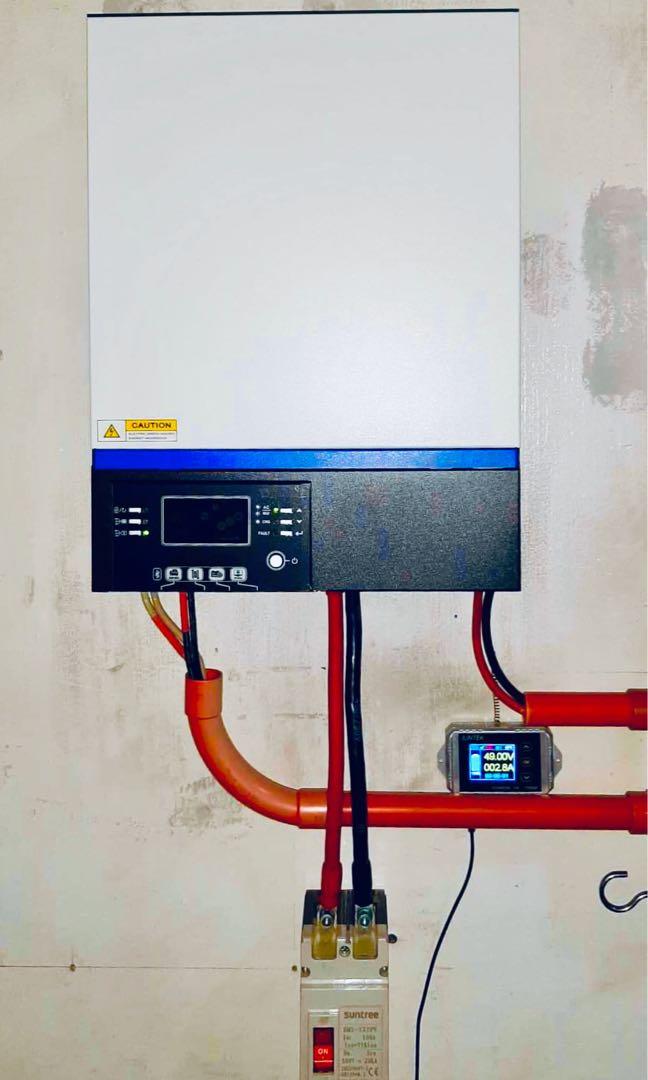 VM3 5KVA 48V Hybrid Solar Grid Tied Inverter Charger Controller ...