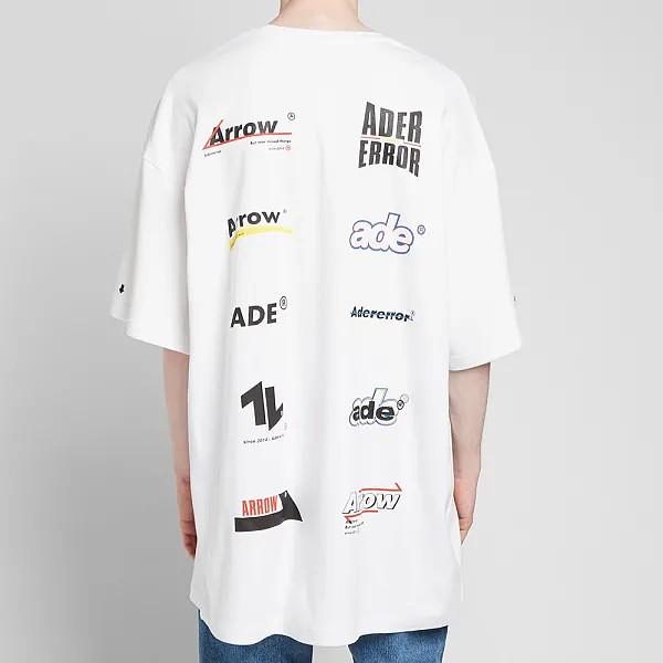 Ader Error Array Tee - White, Men's Fashion, Tops & Sets, Tshirts ...