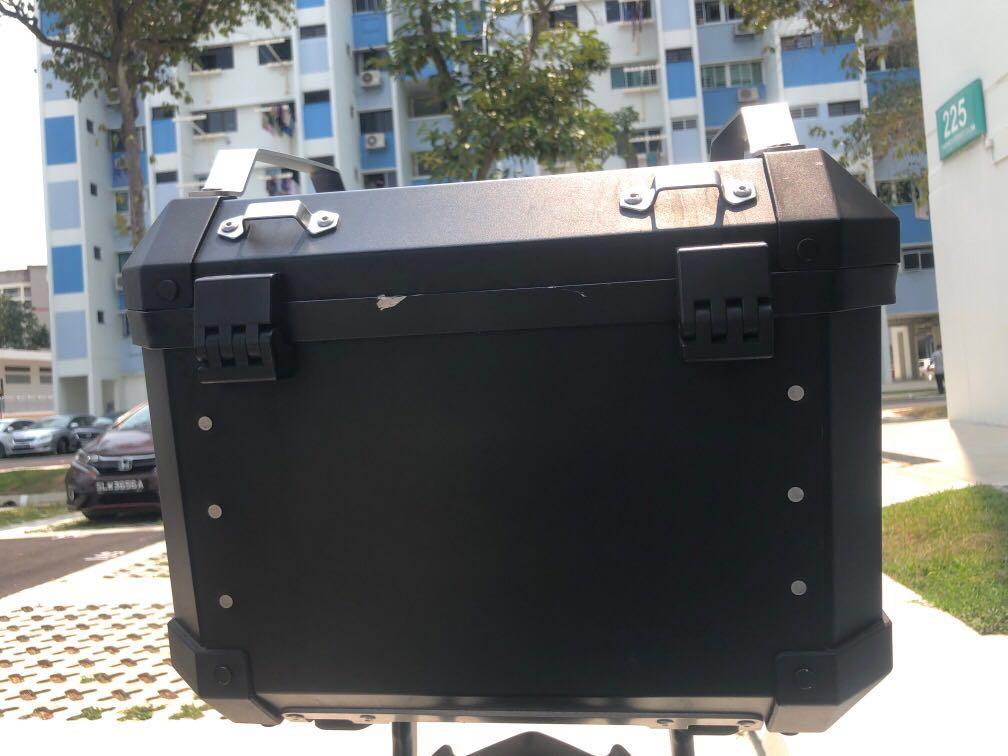 Aluminium 40L box, Motorcycles, Motorcycle Accessories on Carousell