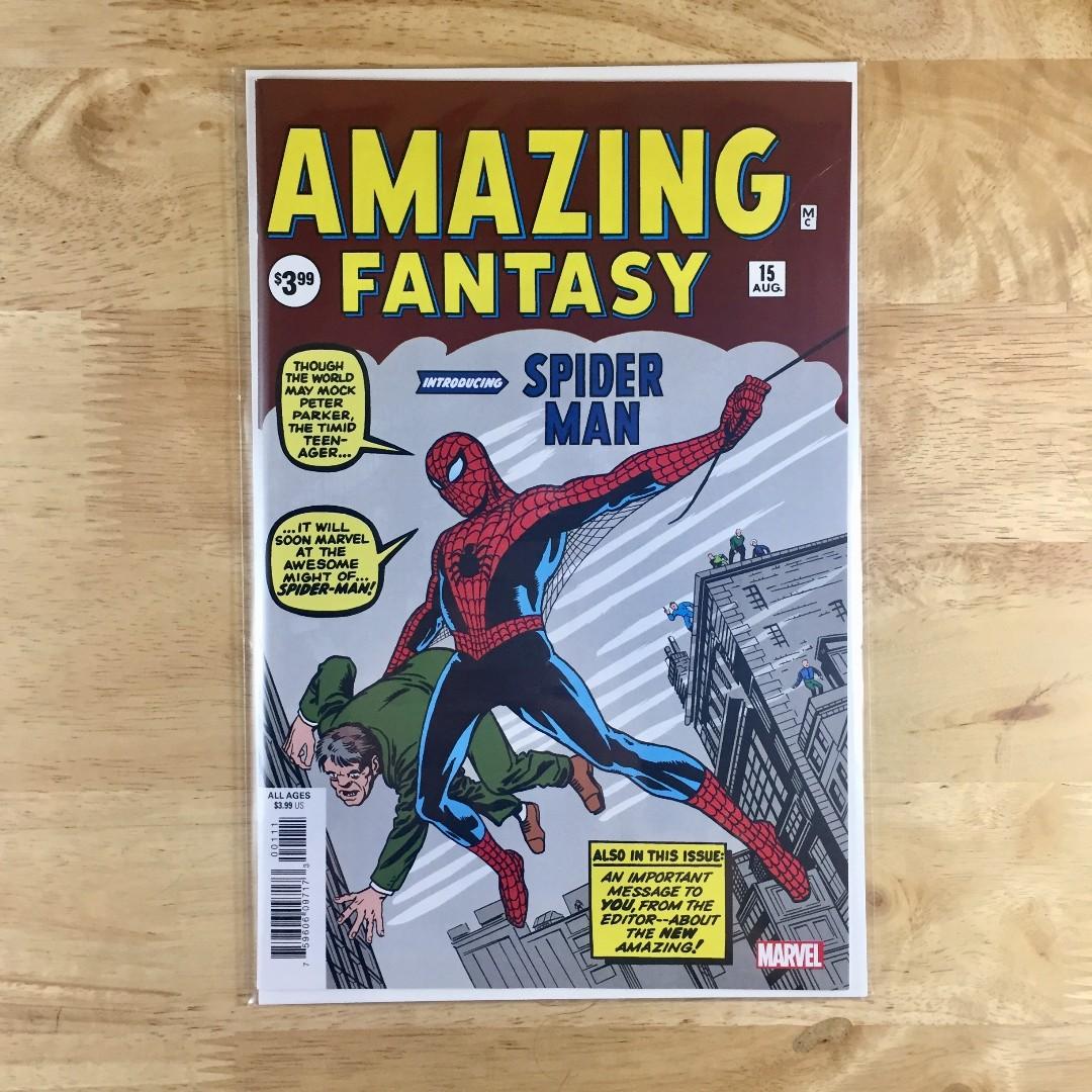 Amazing Fantasy #15 FACSIMILE EDITION (Spider-Man first appearance ...