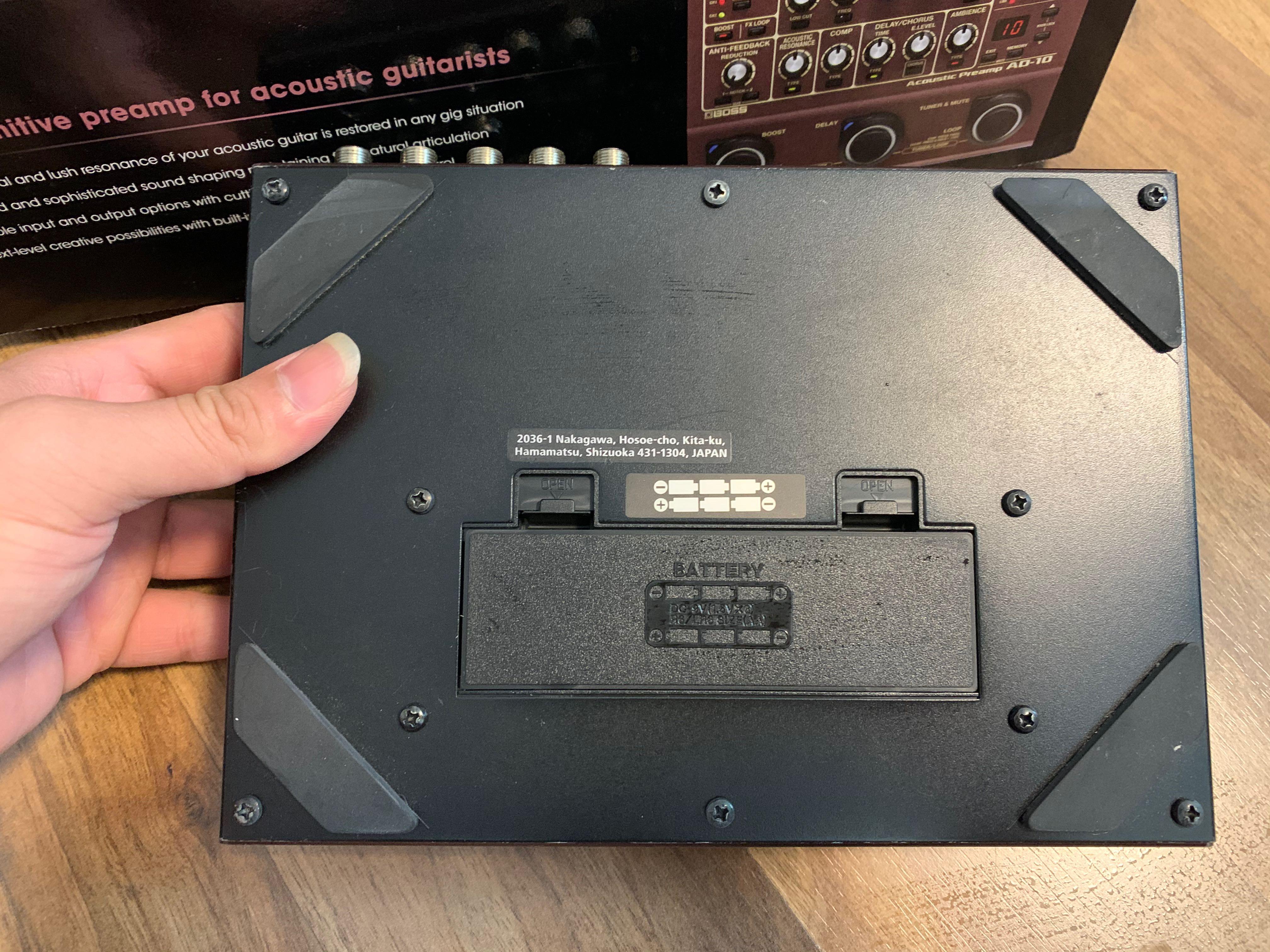 Boss AD-10 Acoustic Guitar Preamp, Hobbies & Toys, Music & Media, Music Accessories on Carousell