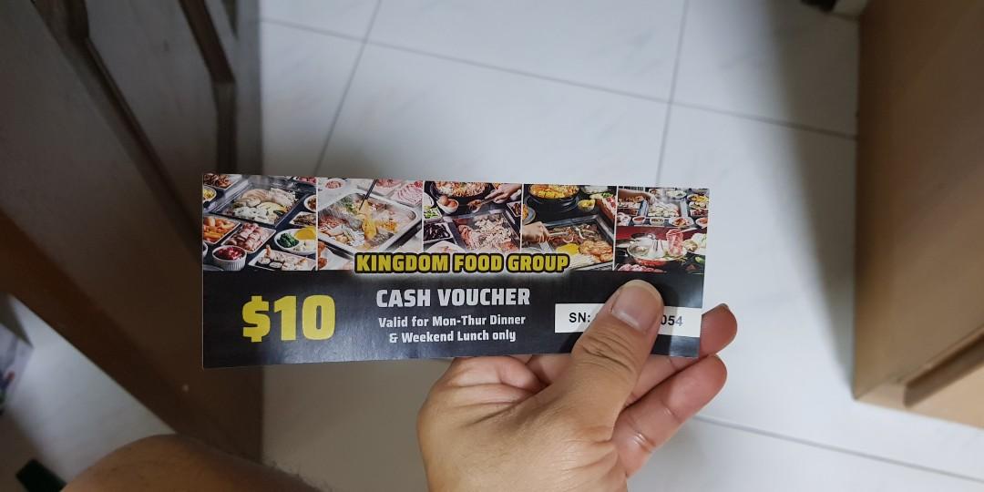 Buffet Voucher, Tickets & Vouchers, Vouchers on Carousell