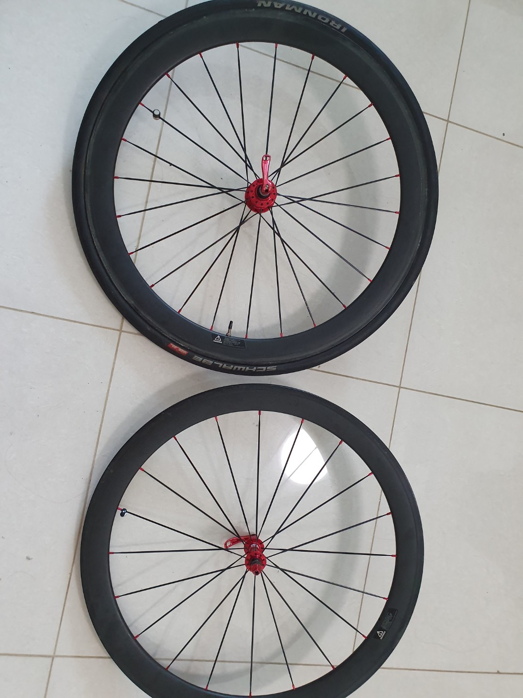 Carbon Nation Cycling 50mm Wheelset (Rim Brake), Sports Equipment ...