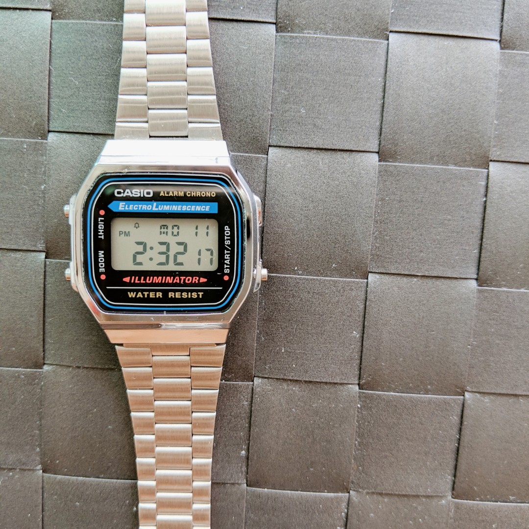 Casio Vintage Watch Silver, Luxury, Watches on Carousell