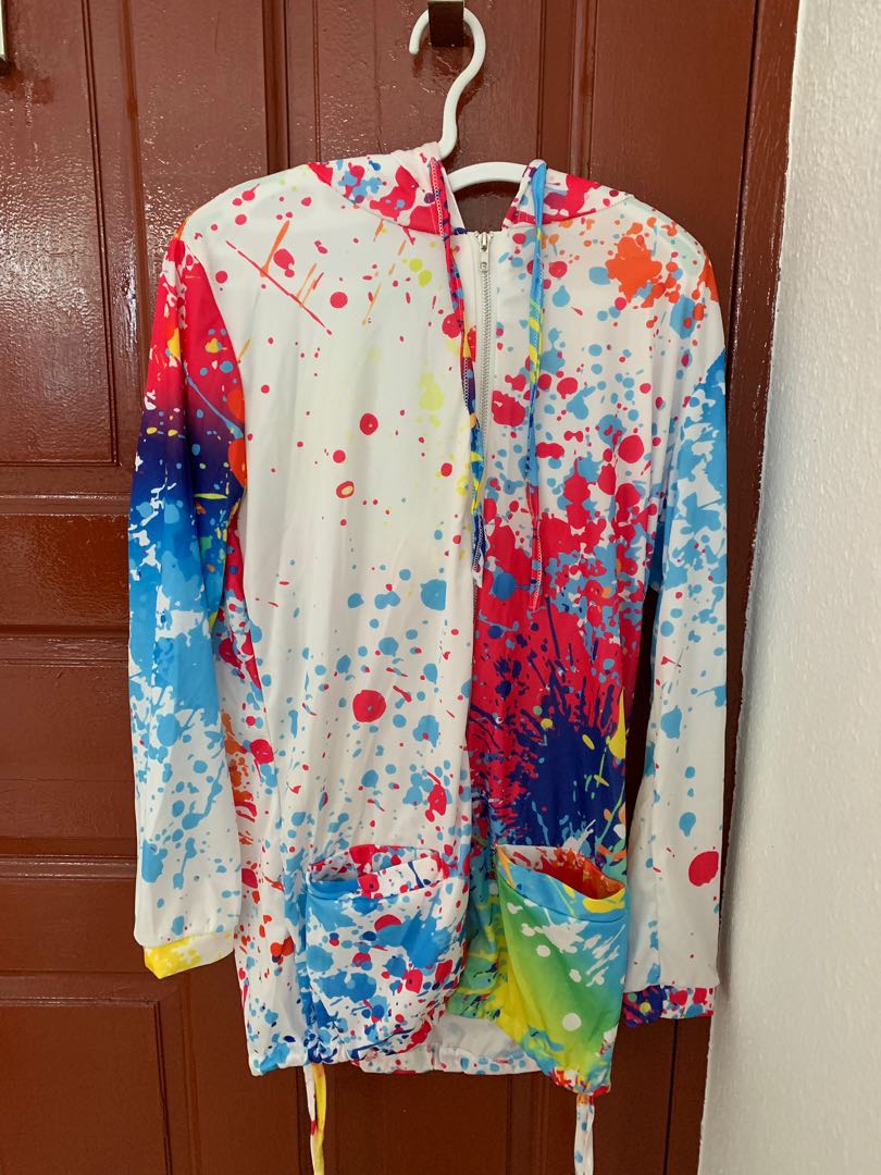 Colourful Paint jacket, Women's Fashion, Coats, Jackets and Outerwear ...