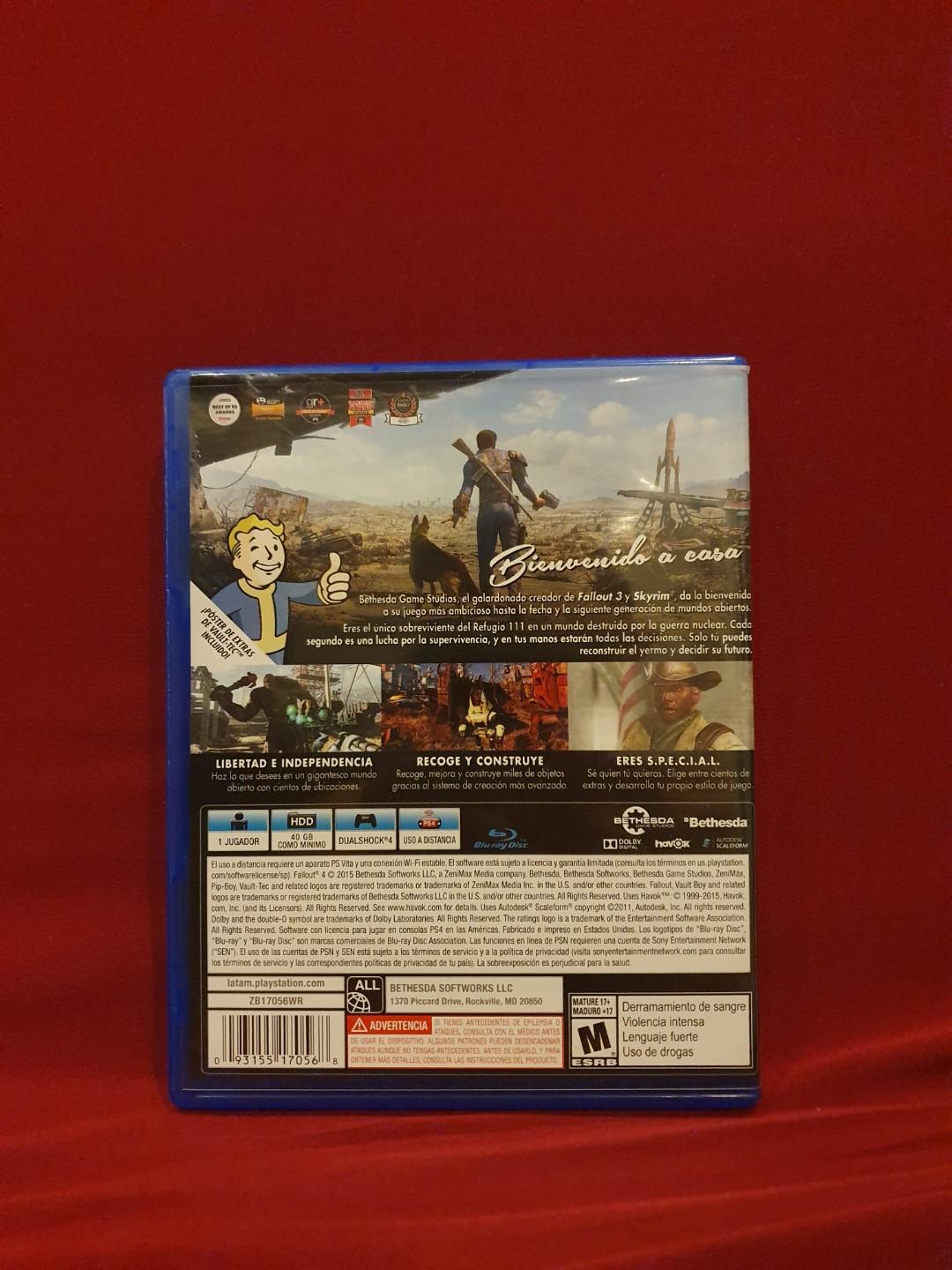 FALLOUT 4, Video Gaming, Video Games, PlayStation on Carousell