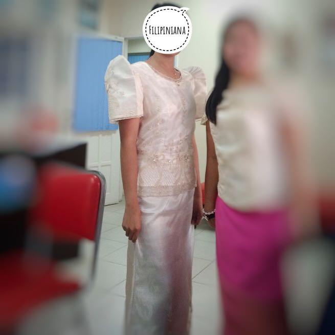 Filipiniana Terno, Women's Fashion, Dresses & Sets, Traditional ...