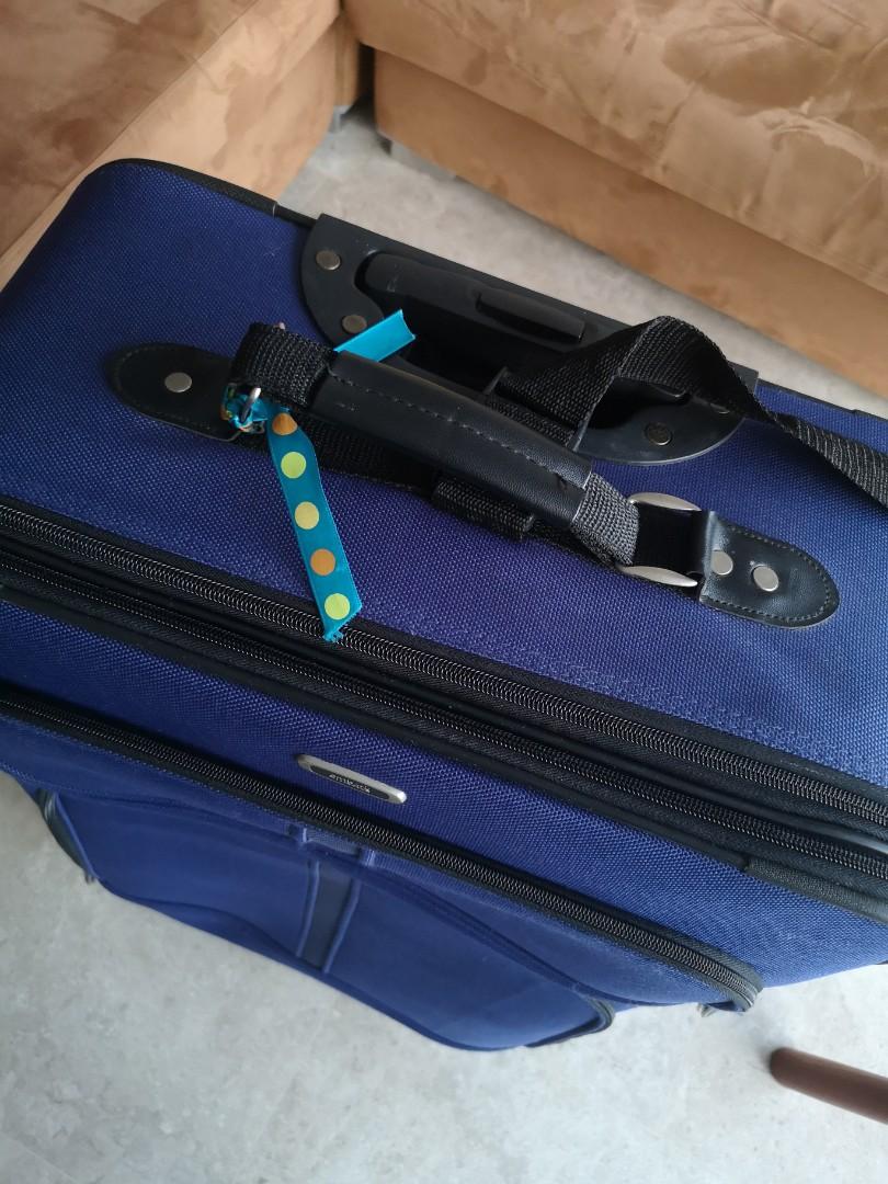 Free blue embark suitcase, Hobbies & Toys, Travel, Travel Essentials ...