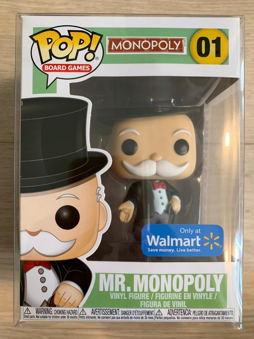 Funko Pop - Mr Monopoly #01 walmart exclusive, Hobbies & Toys, Toys ...