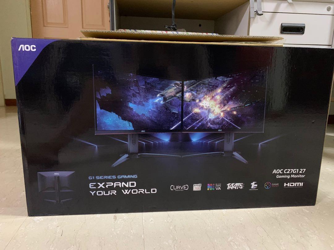 AOC CQ32G1 32 Curved Frameless Gaming Monitor Electronics