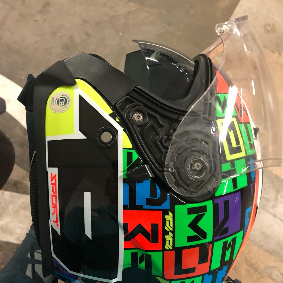 Lazer Alpha Helmet, Motorcycles, Motorcycle Apparel on Carousell