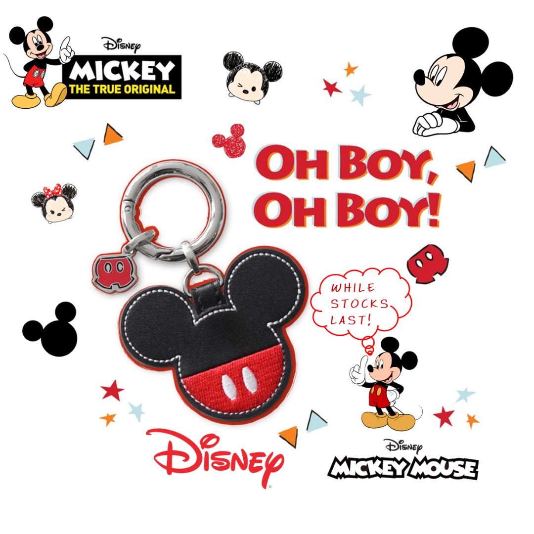 [Limited Edition SG] Mickey Mouse Leather EZ-Link Charm ! (Ready Stock), Everything Else on ...