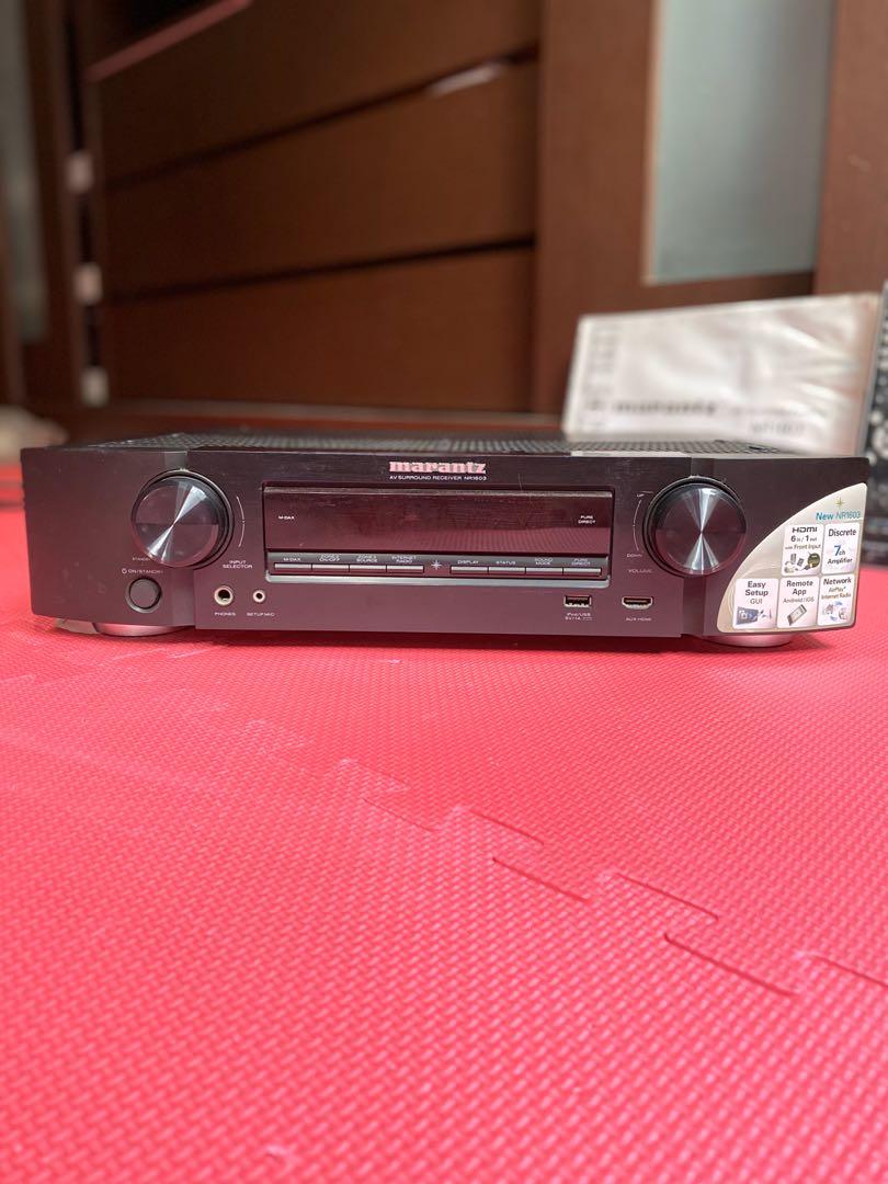 Marantz NR1603 Slim Line 7.1 Channel 3D Pass Through Networking Home ...