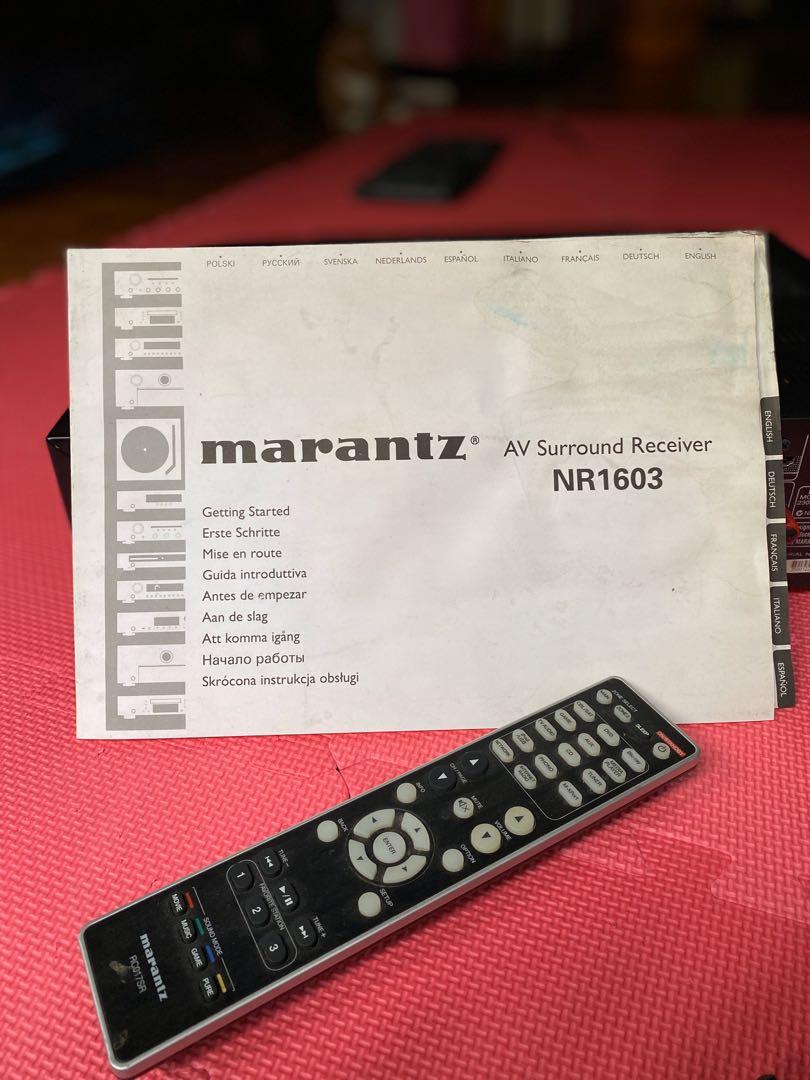 Marantz NR1603 Slim Line 7.1 Channel 3D Pass Through Networking Home ...