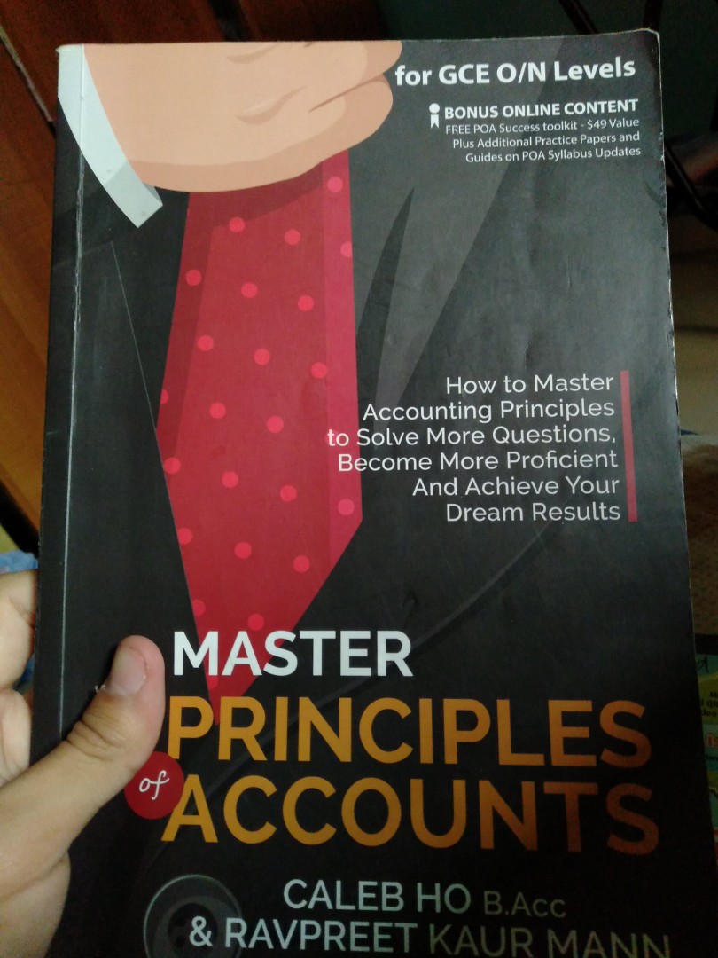 Master Principles Of Accounts, Hobbies & Toys, Books & Magazines ...