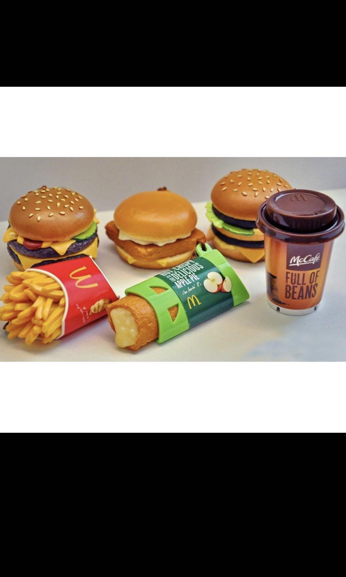 Mcdonalds food strap complete series, Hobbies & Toys, Toys & Games on ...