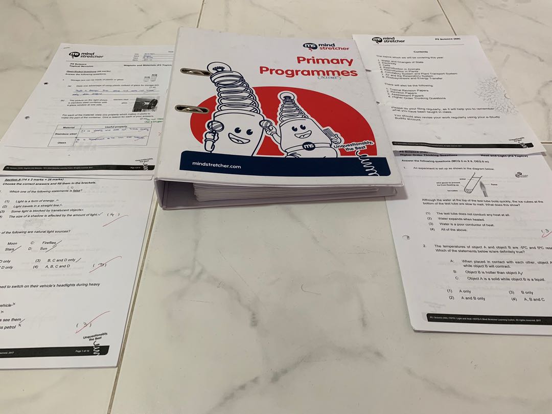 MINDSTRECHER SCIENCE P5 2018 Notes, Hobbies & Toys, Books & Magazines ...