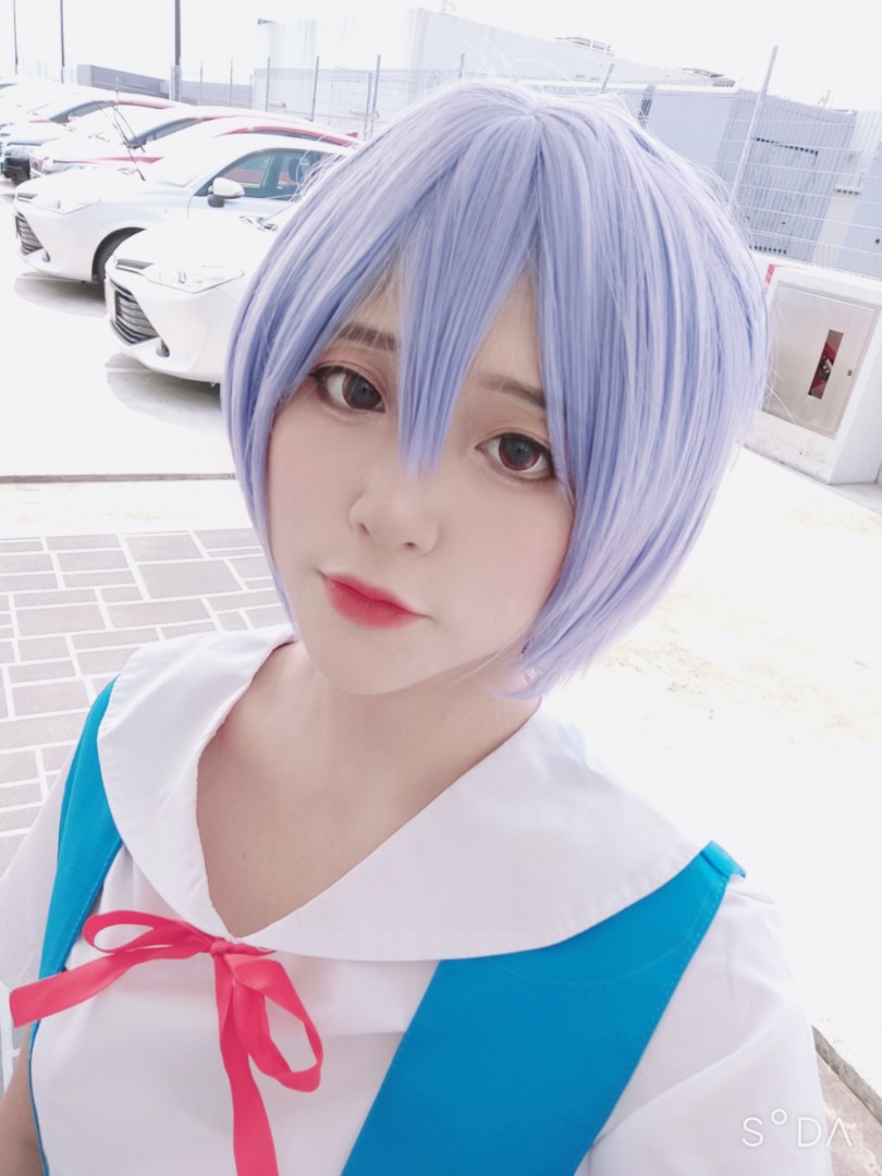 Neon Genesis Evangelion Ayanami Rei wig, Hobbies & Toys, Memorabilia ...