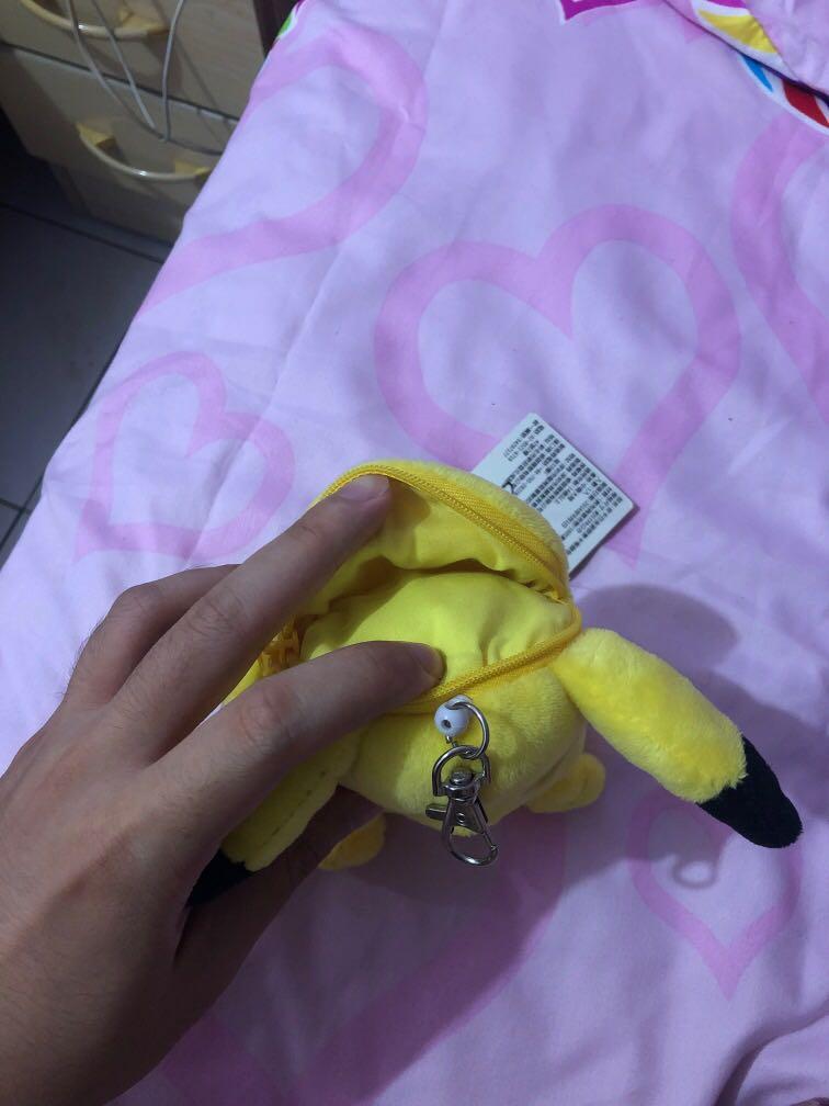Pikachu ID holder with small compartment, Hobbies & Toys, Toys & Games on Carousell