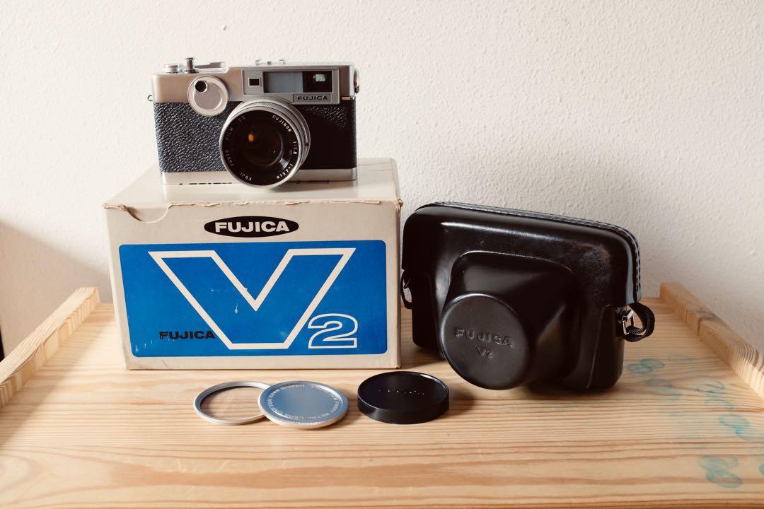 RARE FUJICA V2 RF RANGEFINDER CAMERA, Photography, Cameras on Carousell