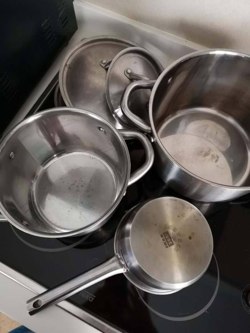 Set of IKEA cooking pot, Furniture & Home Living, Kitchenware ...