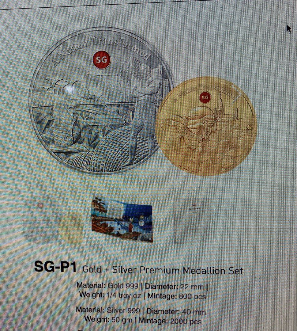 Singapore 200 Years Medallion Set Collection, Hobbies & Toys ...