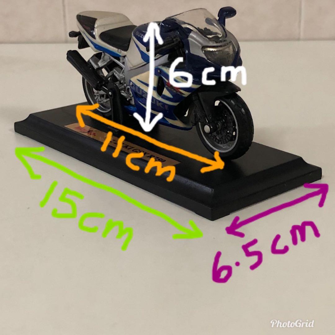 Suzuki GSX R750 Motorbike Model - Maisto (blue/white), Hobbies & Toys ...