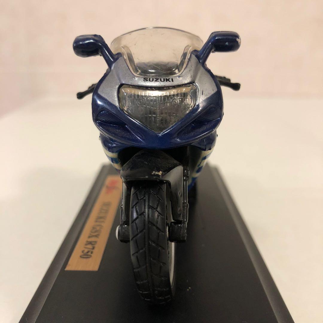 Suzuki GSX R750 Motorbike Model - Maisto (blue/white), Hobbies & Toys ...
