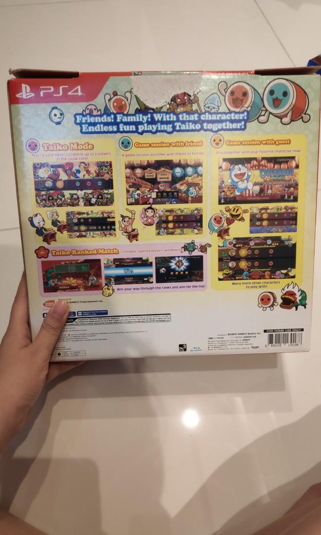 Taiko no Tatsujin ps4 with console, Video Gaming, Gaming Accessories ...